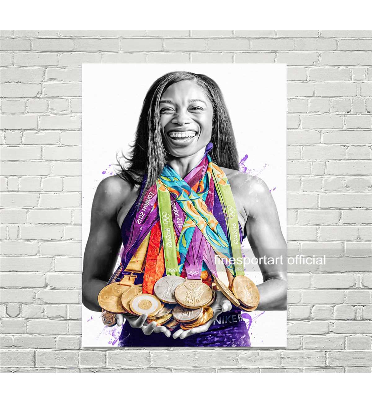 Sport Poster, Canvas, Track and field print, Sports | Inspire Uplift