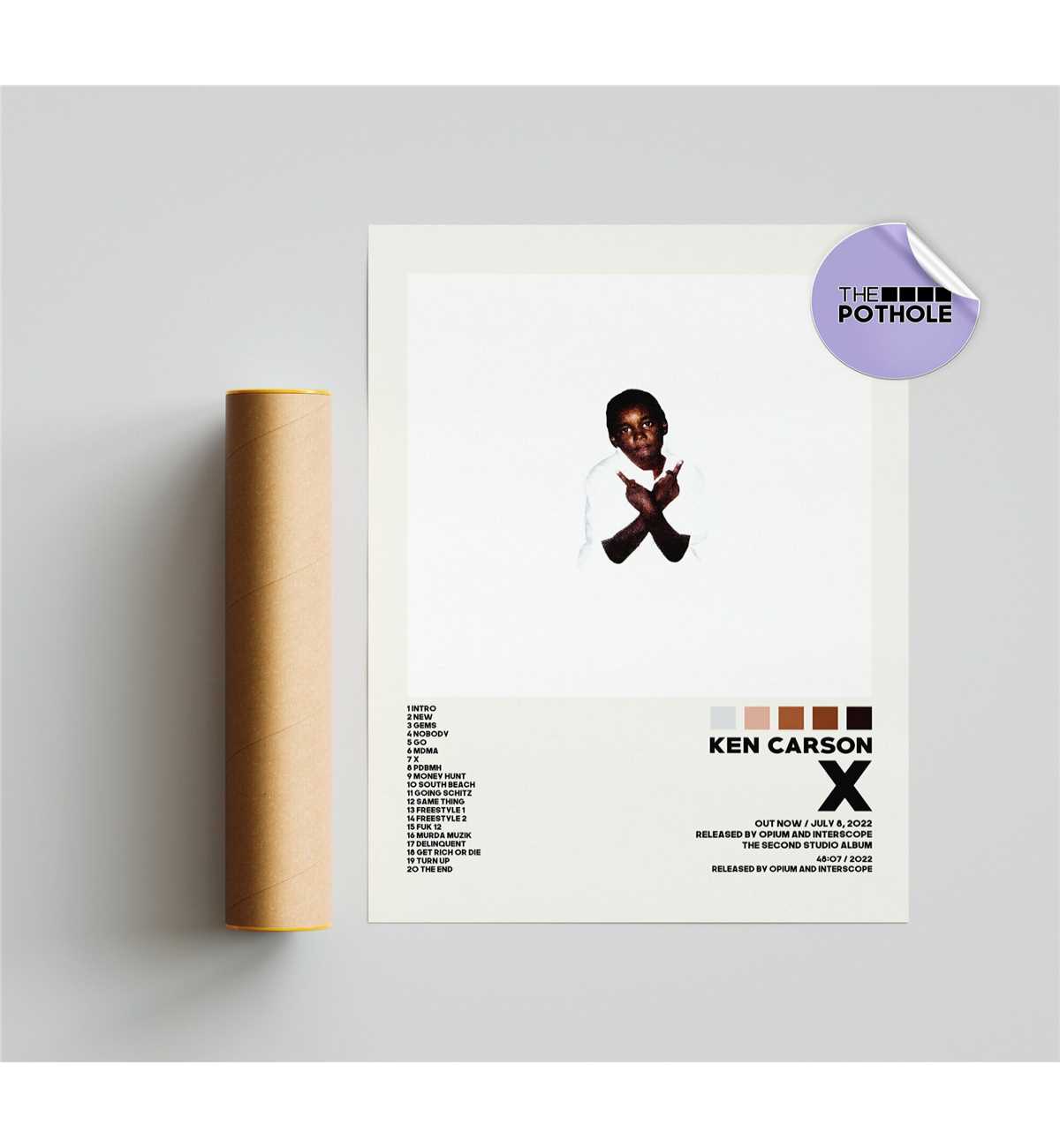 Ken Carson Posters, X Poster, Ken Carson, Album - Inspire Uplift