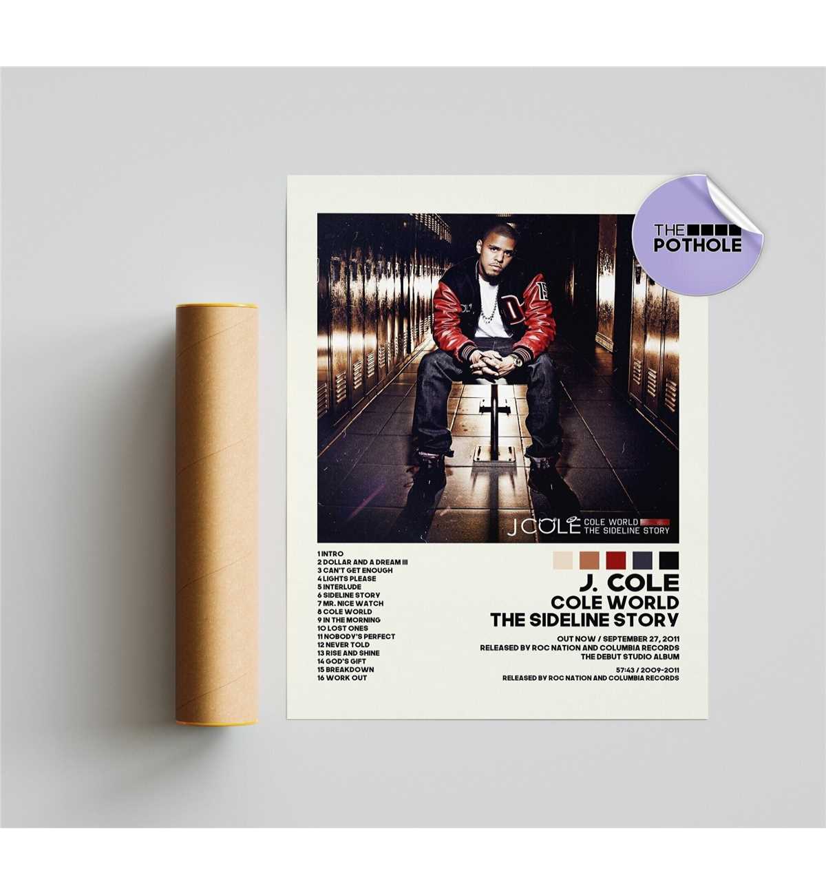 J. Cole Posters / Cole World The Sideline | Inspire Uplift