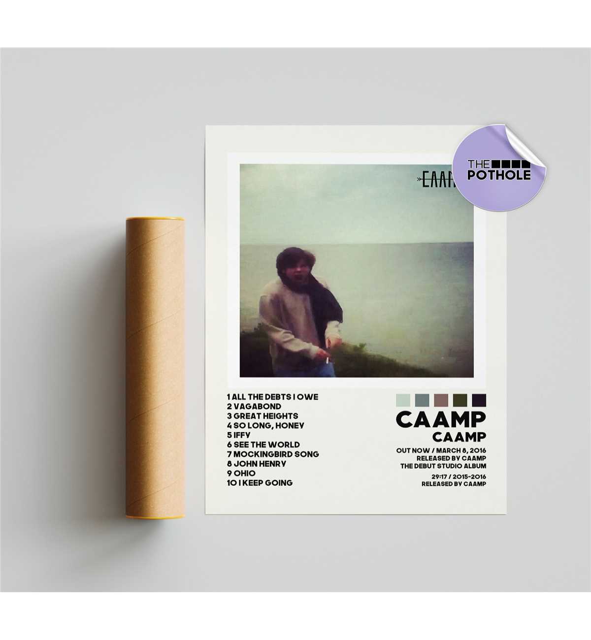 Caamp Posters, Caamp Poster, Caamp, By and By | Inspire Uplift