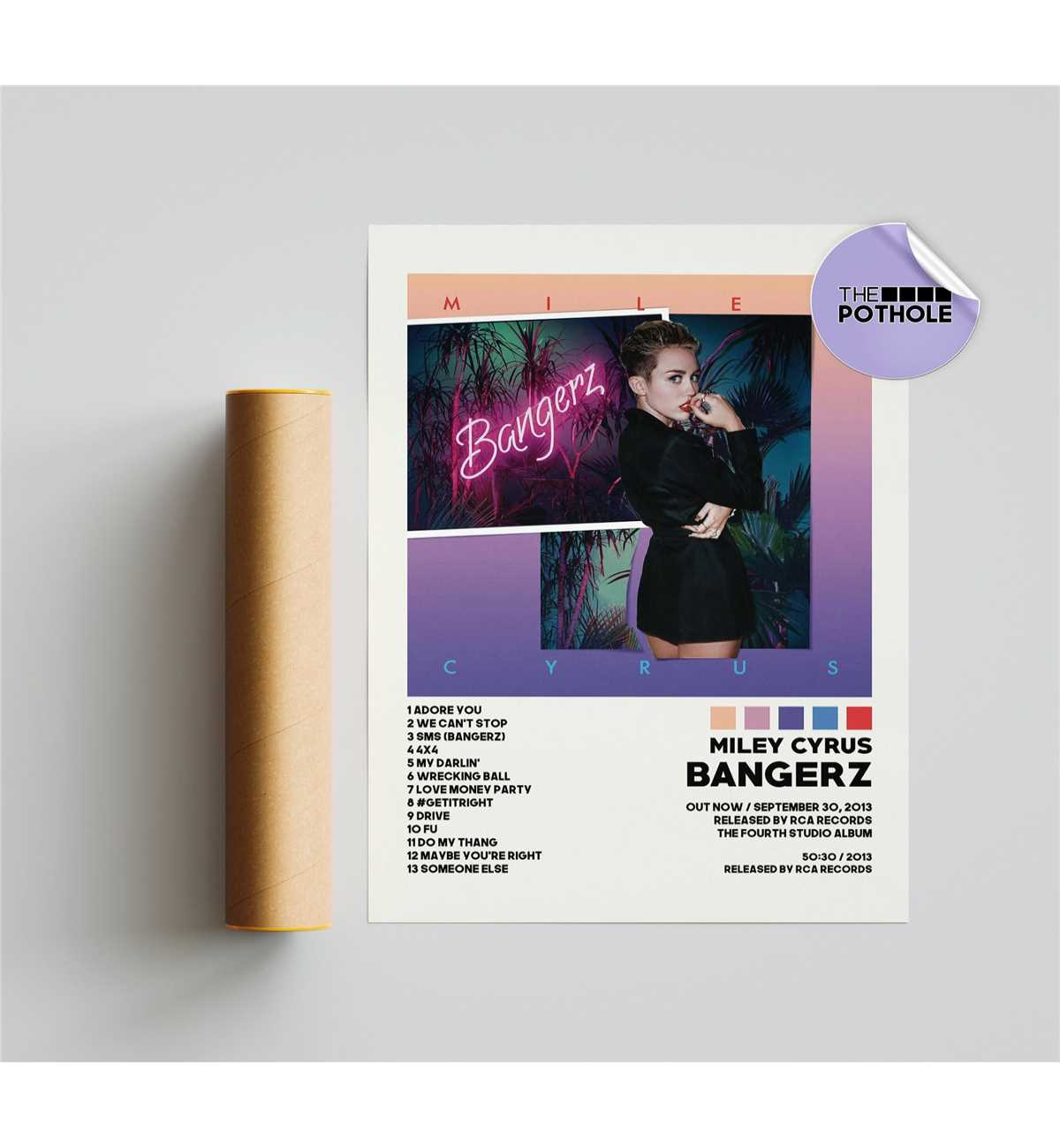 Miley Cyrus Posters / Bangerz Poster, Album Cover | Inspire Uplift