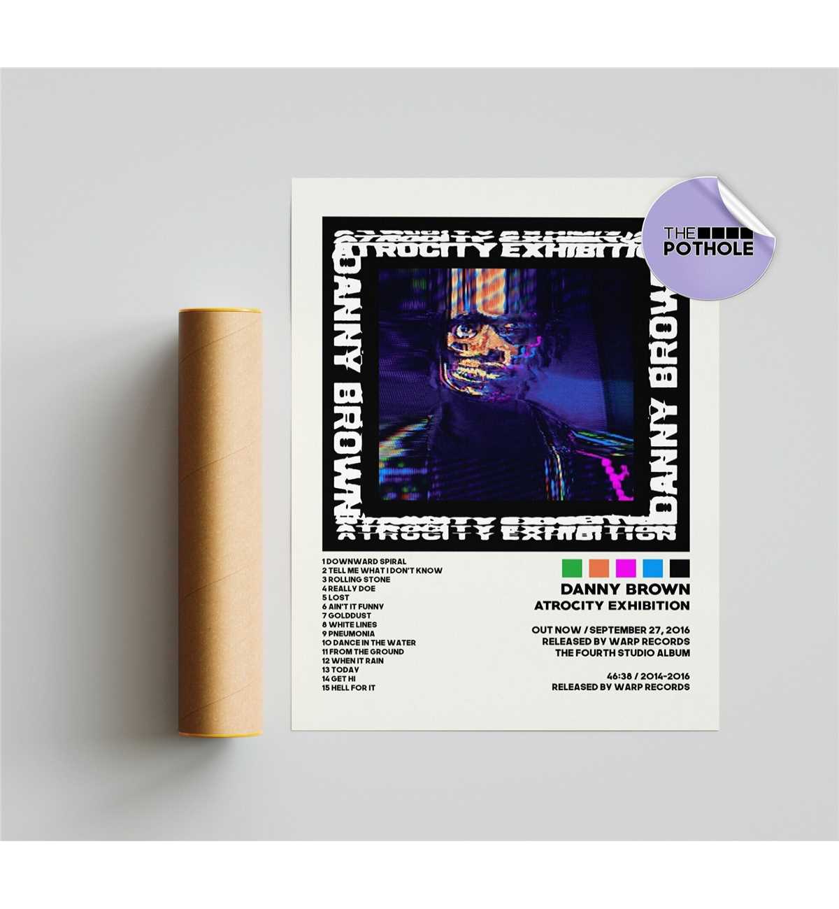 Danny Brown Posters / Atrocity Exhibition Poster / - Inspire Uplift