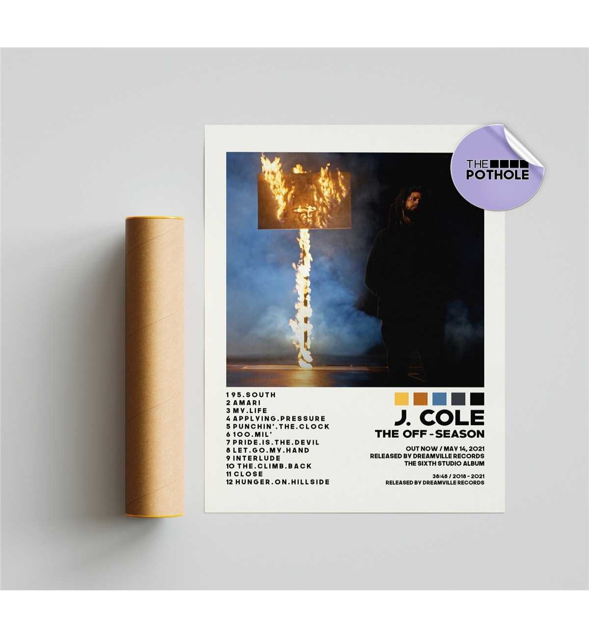 J. Cole / The Off-Season Poster / Album | Inspire Uplift