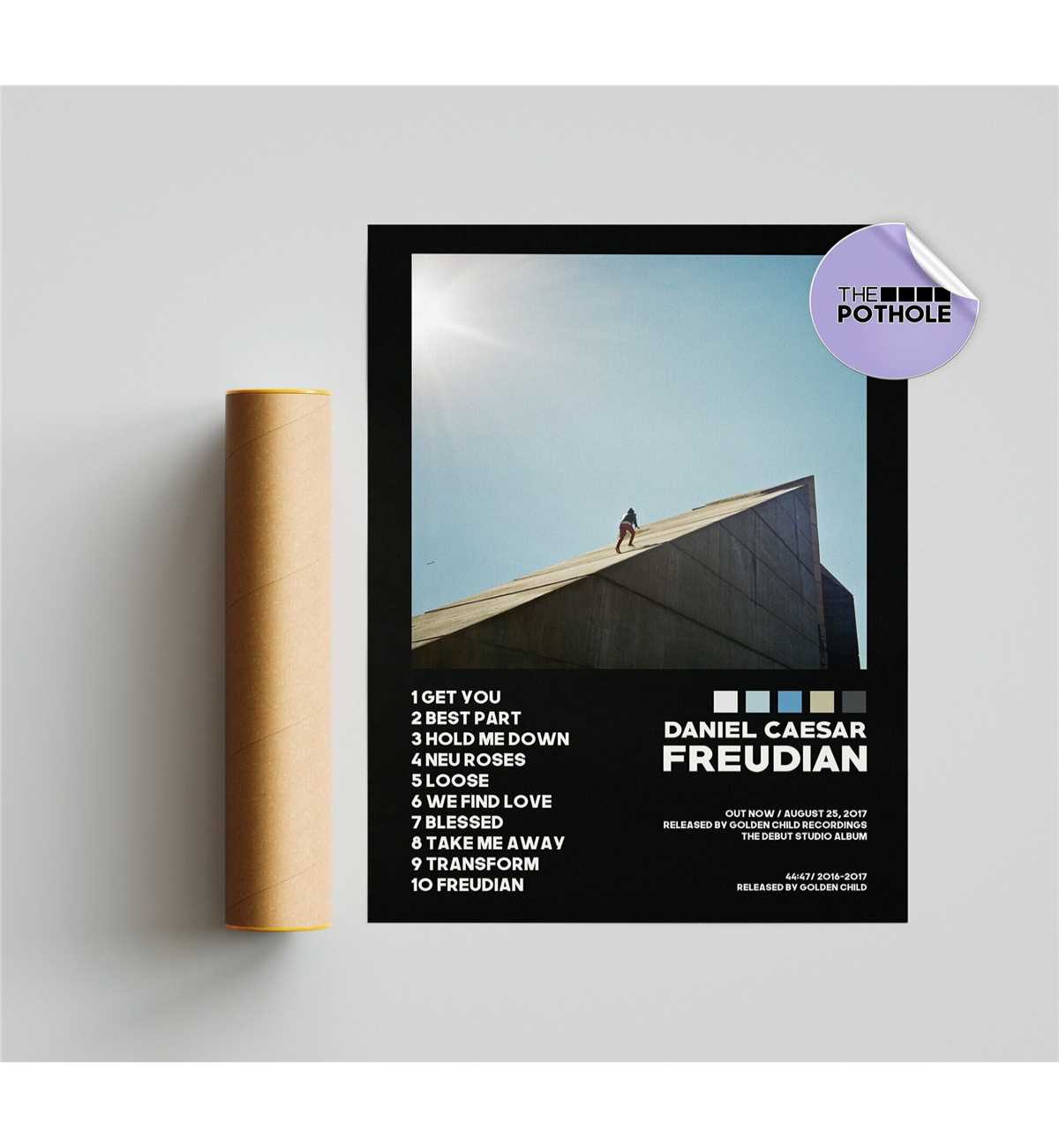 Daniel Caesar Posters | Freudian Album Poster | | Inspire Uplift