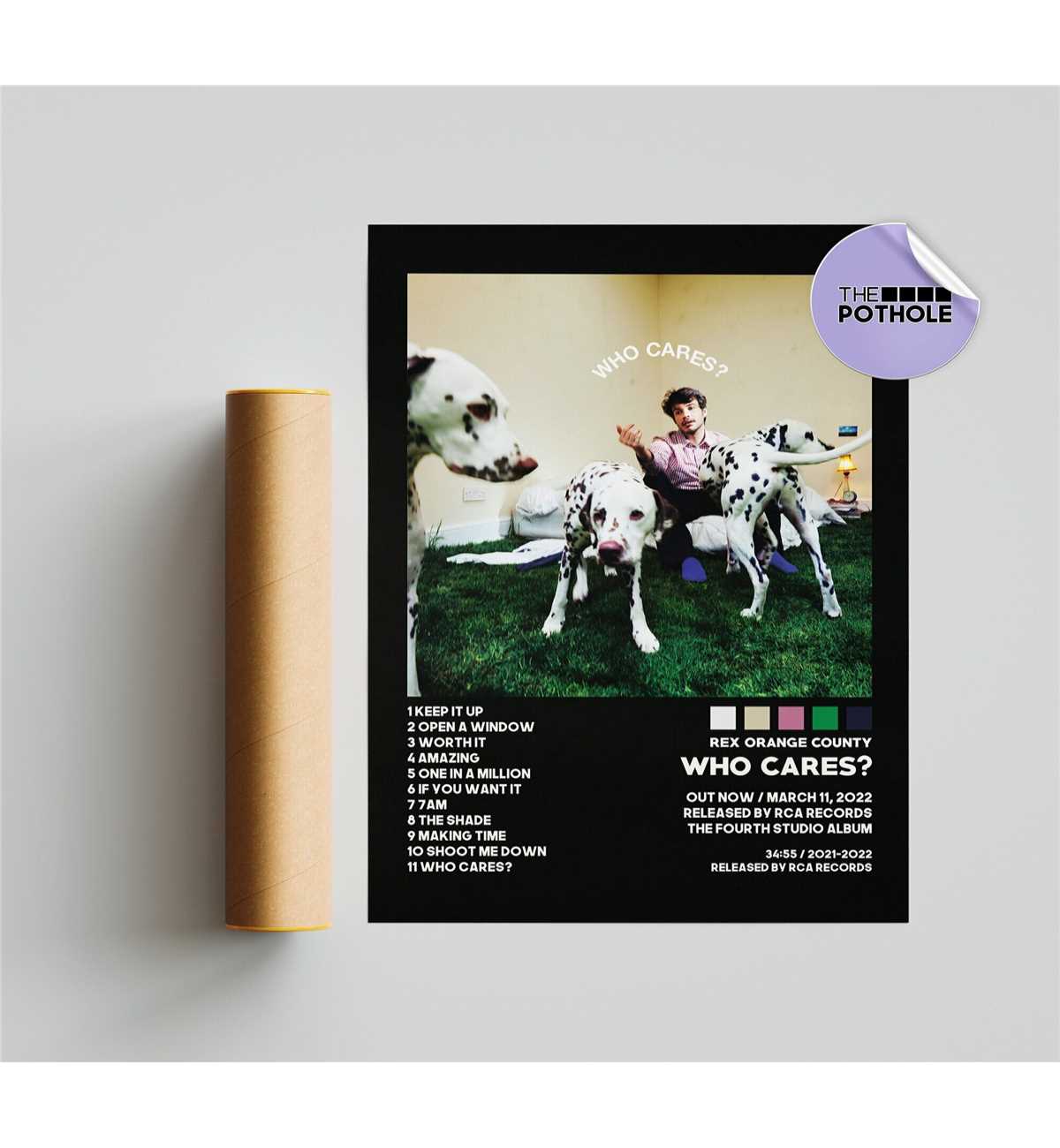 Rex Orange County Posters / Who cares Poster, | Inspire Uplift