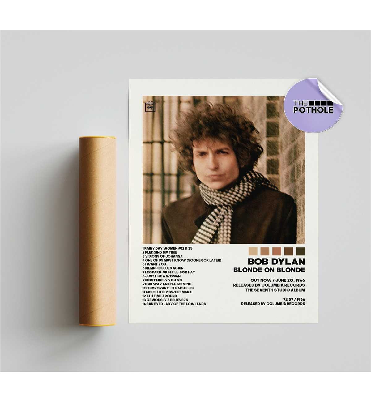 Bob Dylan Posters / Blonde On Blonde Poster - Inspire Uplift