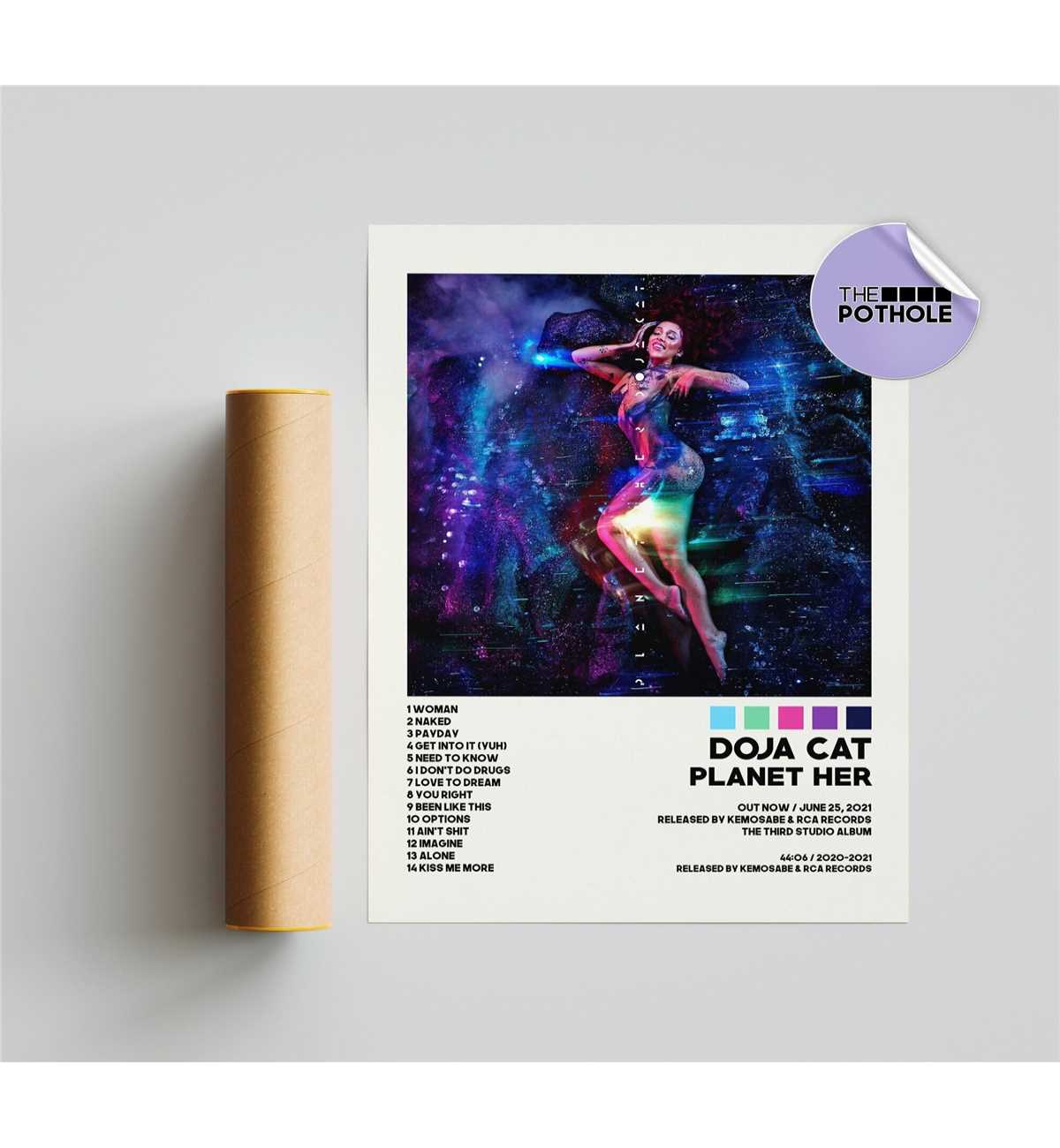 Doja Cat Posters / Planet Her Poster, Album | Inspire Uplift