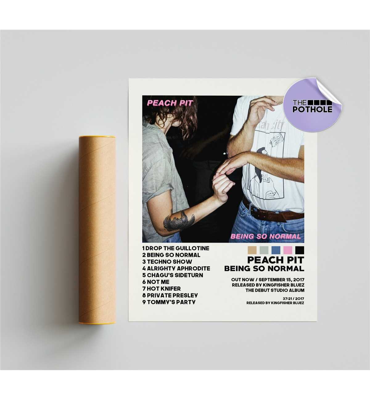 Peach Pit Posters, Being So Normal Poster, Being | Inspire Uplift