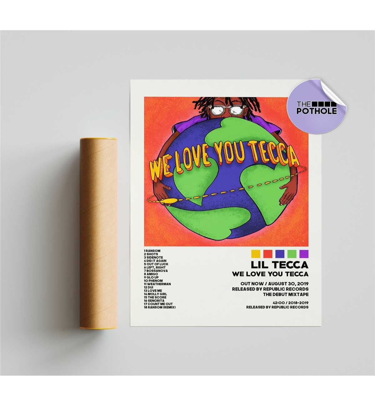 Lil Tecca Poster | We Love You Tecca | Inspire Uplift