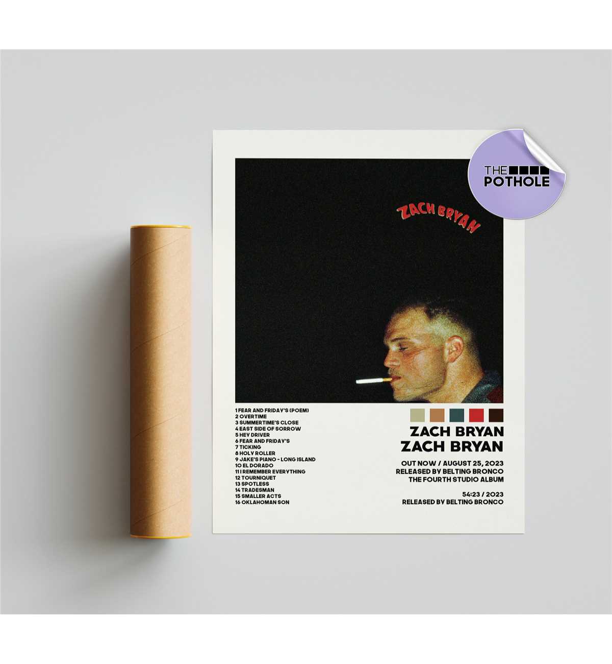 Zach Bryan Posters / Zach Bryan Poster / | Inspire Uplift