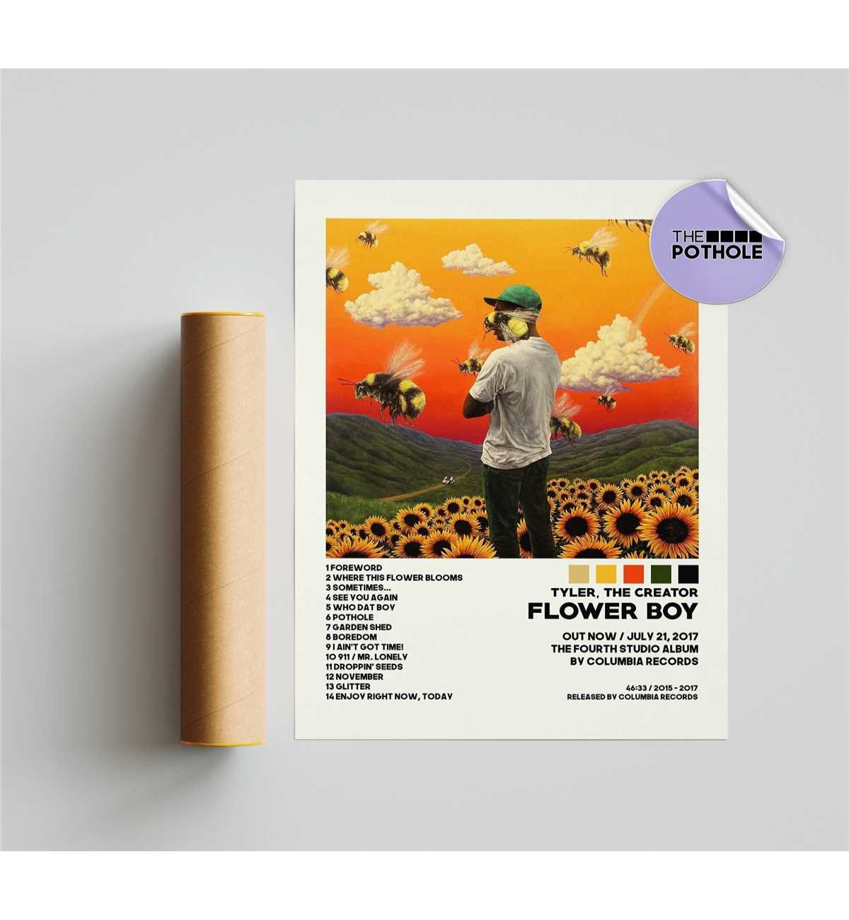 Tyler, the Creator Poster / Flower Boy Poster - Inspire Uplift
