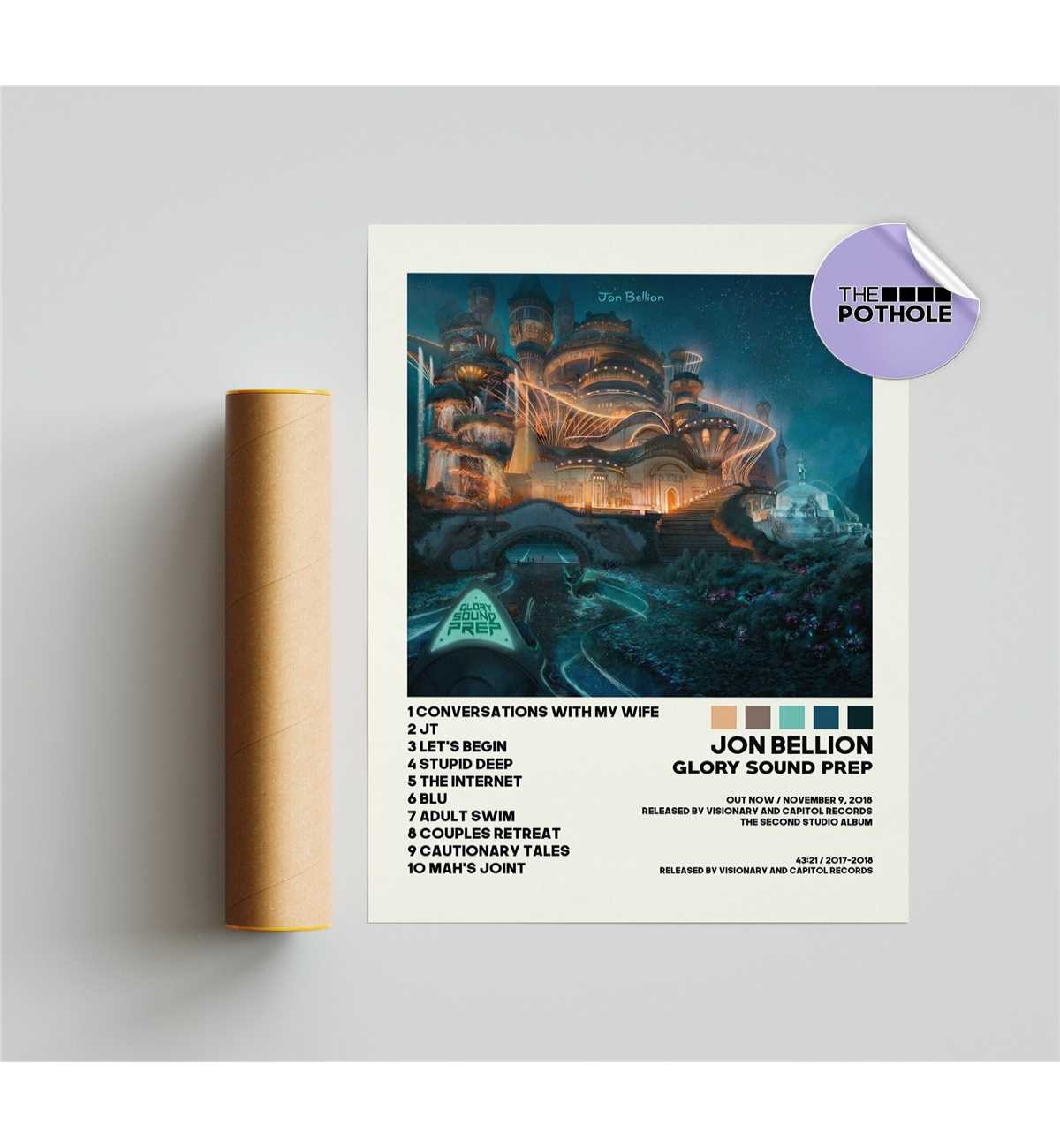 Jon Bellion Posters, Glory Sound Prep Poster Album | Inspire Uplift