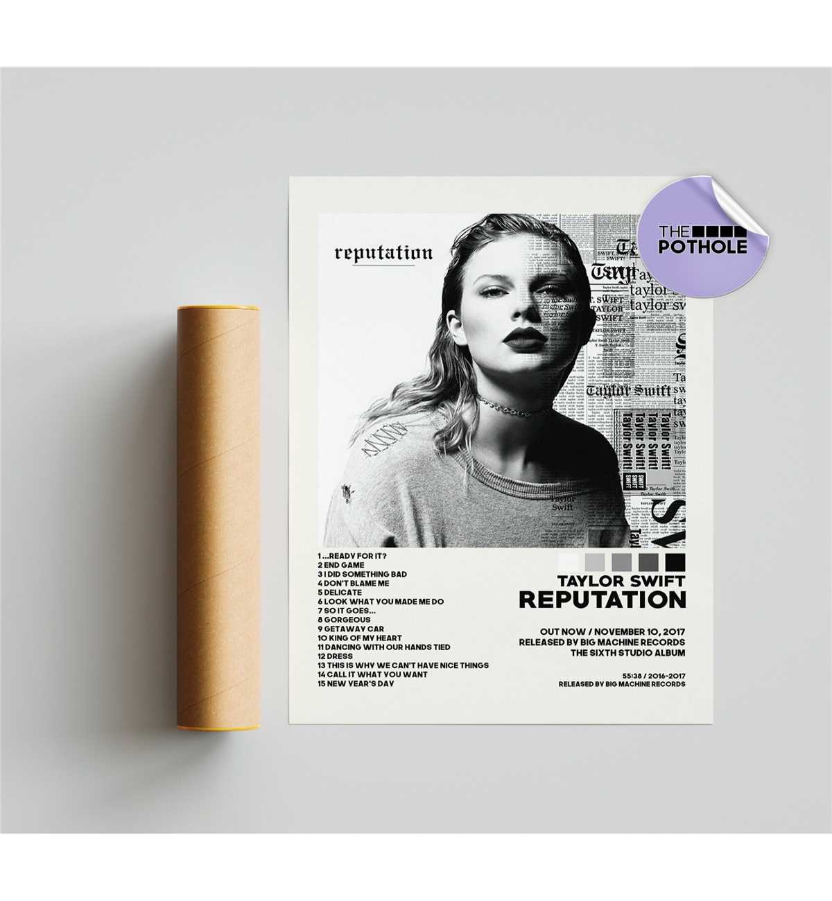 Taylor Swift Posters / Reputation Poster / Album | Inspire Uplift