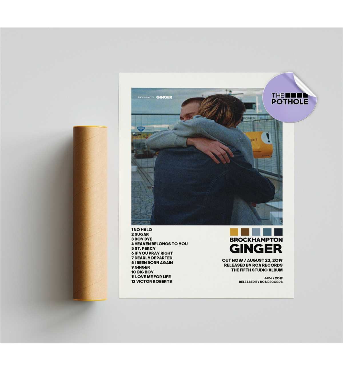 Brockhampton Posters / Ginger Poster, Tracklist Album Cover | Inspire ...