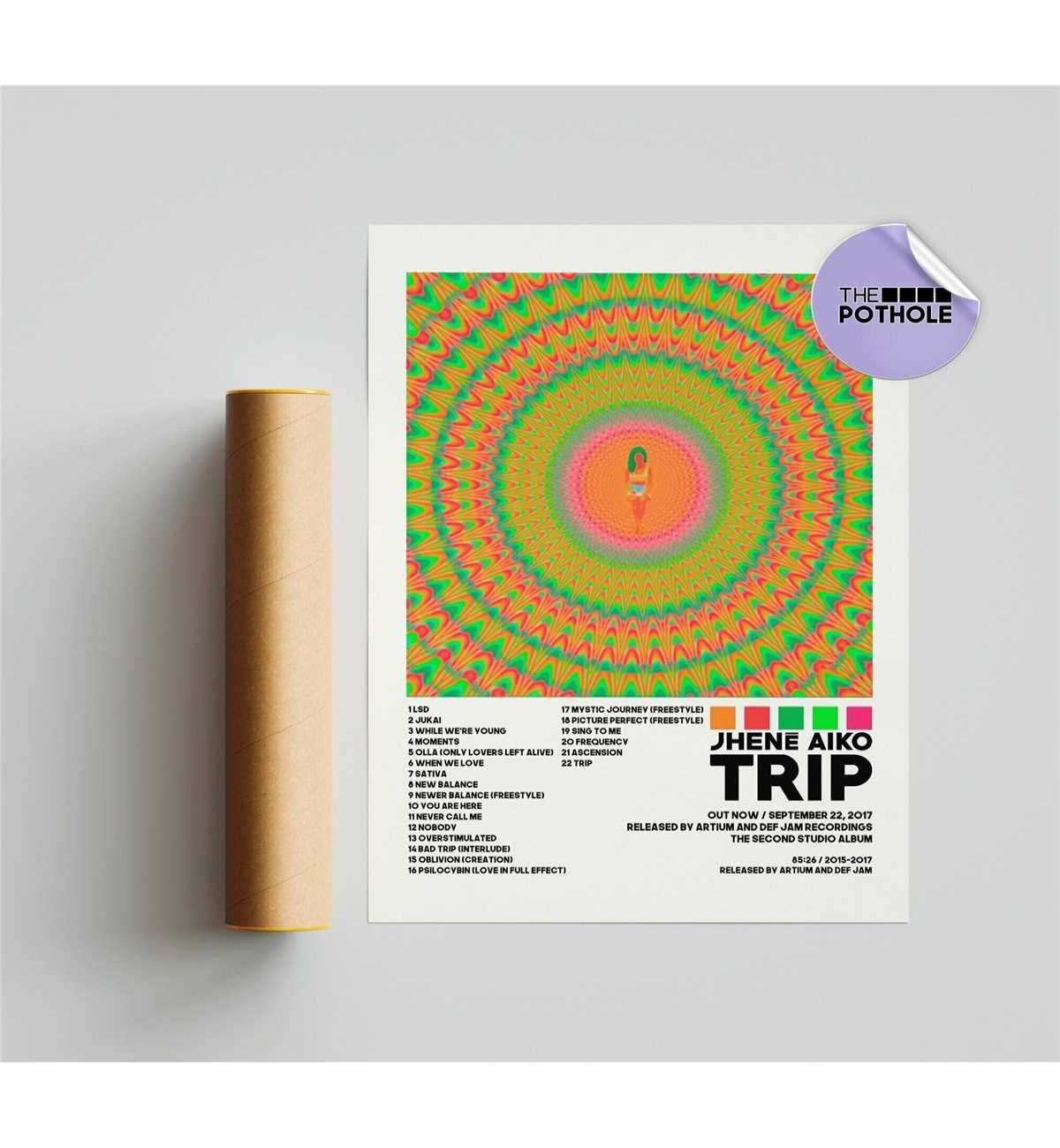 Jhene Aiko Poster / Jhene Aiko Trip Poster | Inspire Uplift