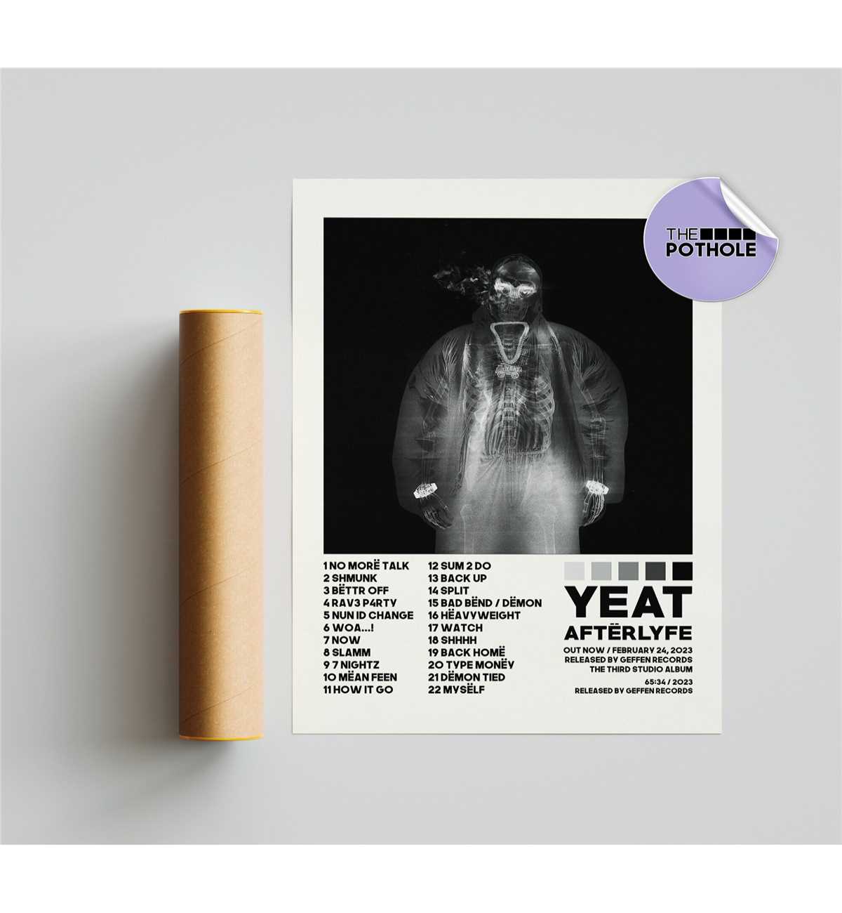 Yeat Posters / AfterLyfe Poster, Album Cover Poster, | Inspire Uplift