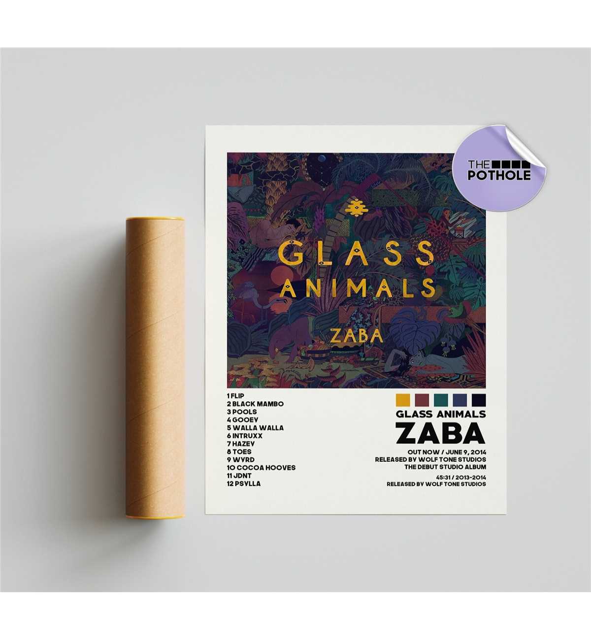 Glass Animals Posters / Zaba Poster / Album | Inspire Uplift