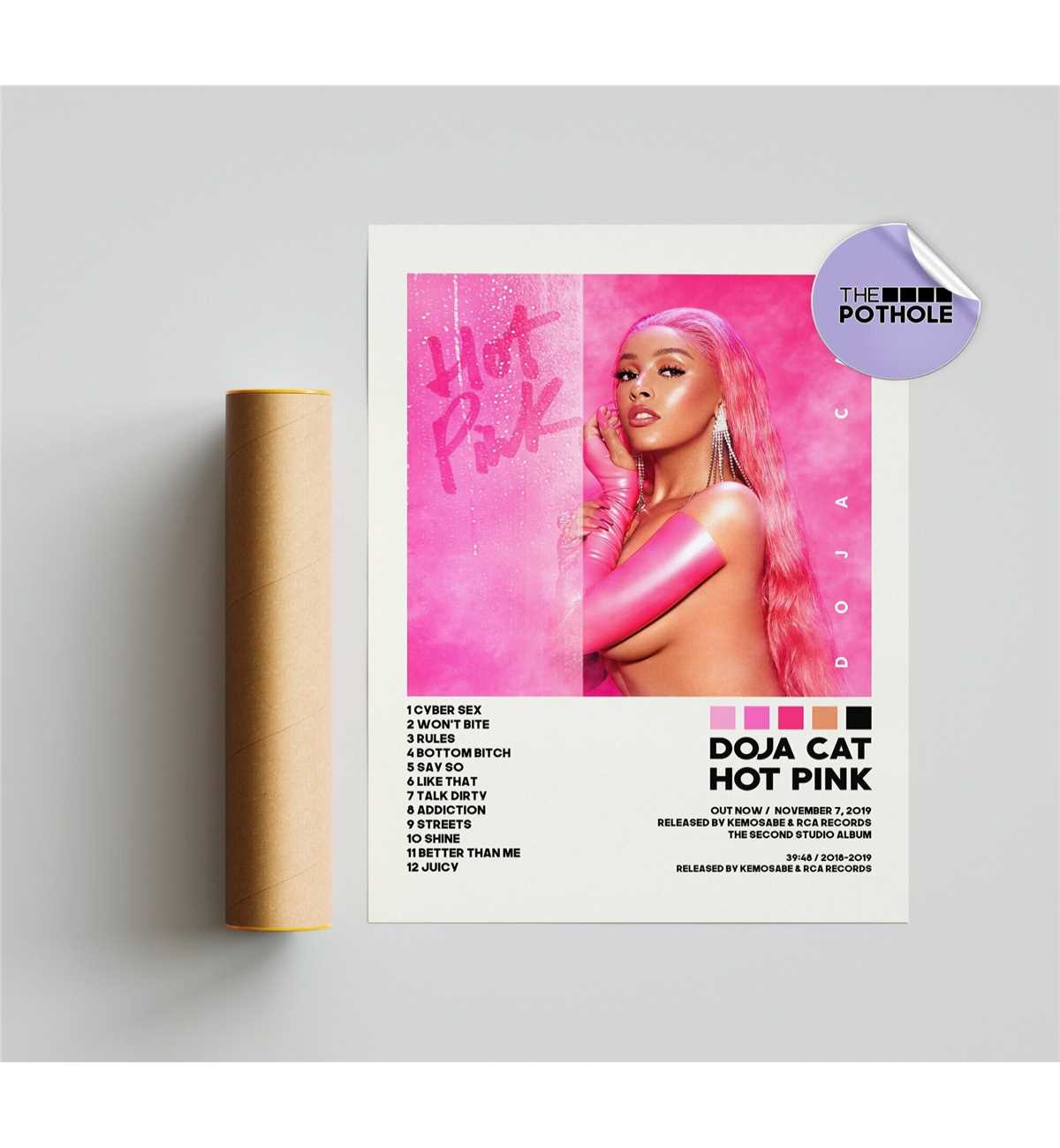 Doja Cat Posters / Hot Pink Poster, Album | Inspire Uplift