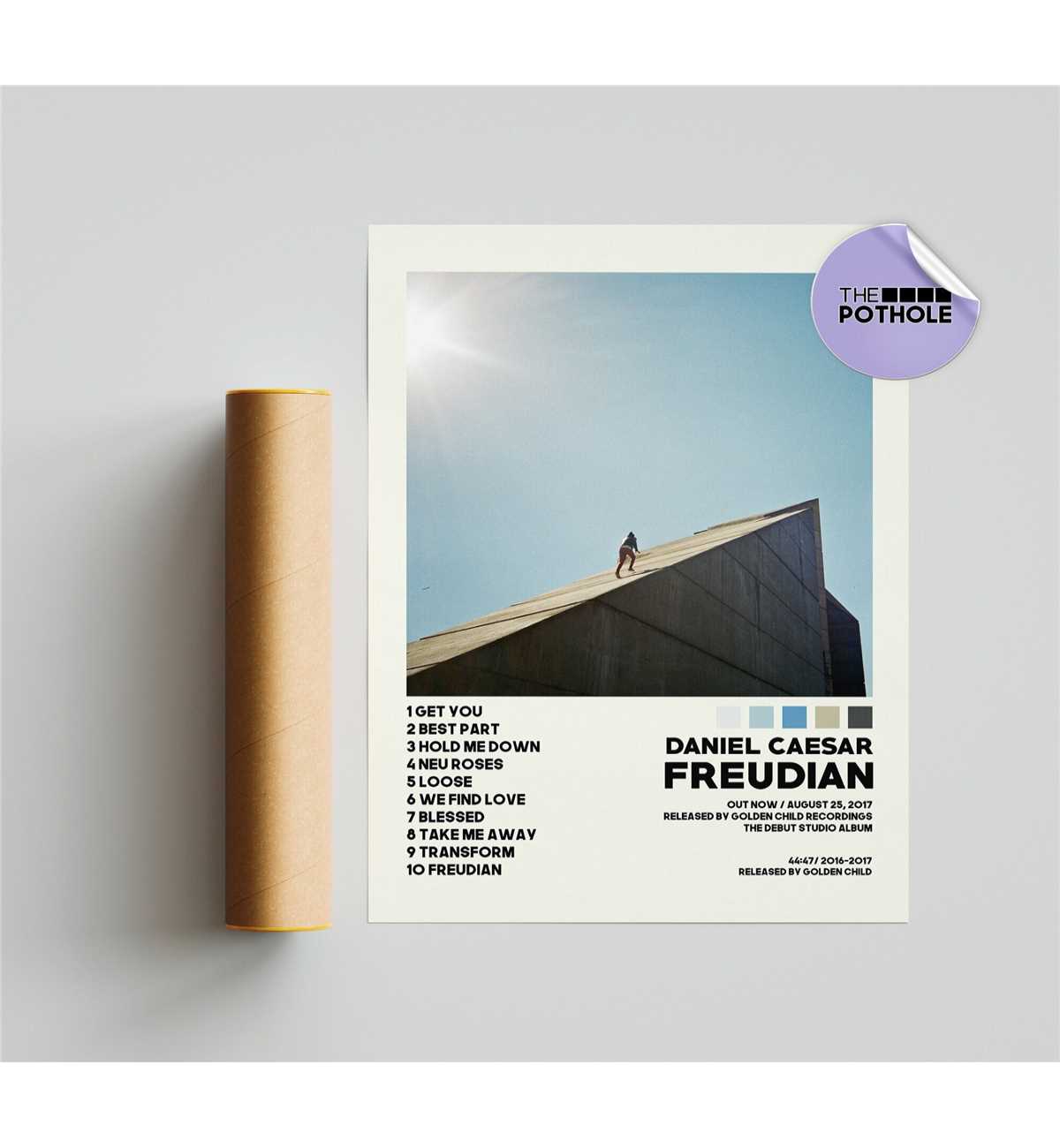 Daniel Caesar Posters | Freudian Album Poster | | Inspire Uplift