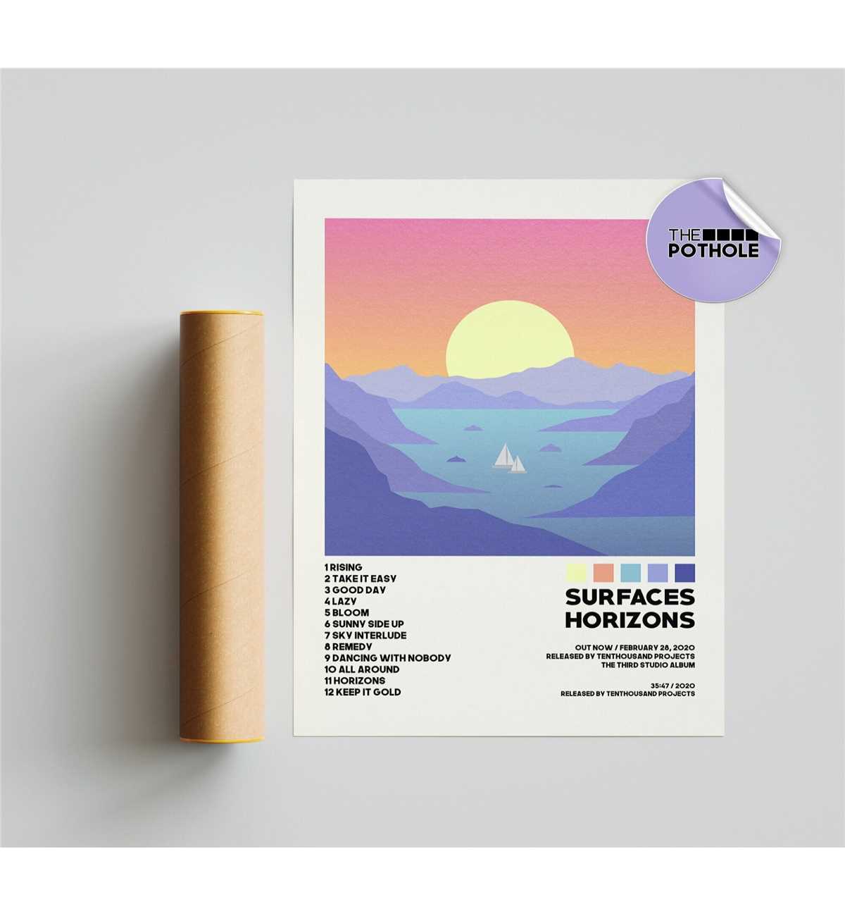 Surfaces Posters / Horizon Poster / Album Cover | Inspire Uplift