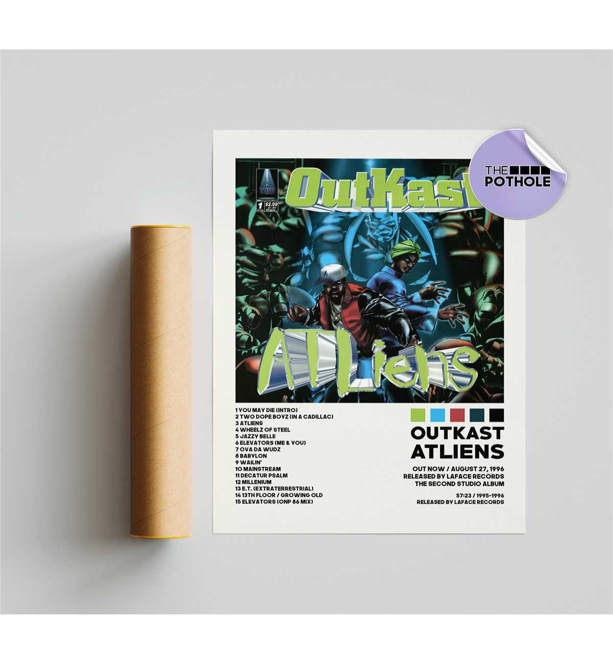 Outkast Posters / ATLiens Poster / Album Cover | Inspire Uplift