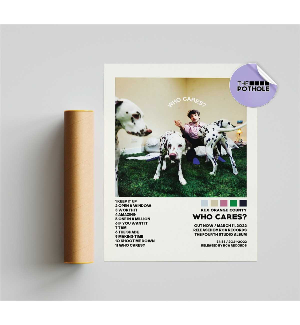 Rex Orange County Posters / Who cares Poster, | Inspire Uplift