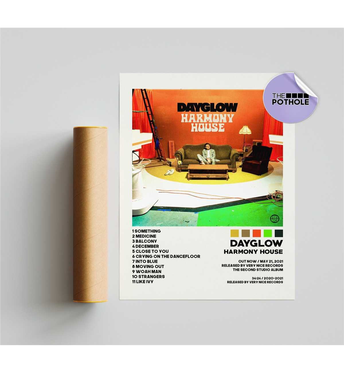 Dayglow Posters / Harmony House Poster / Album | Inspire Uplift
