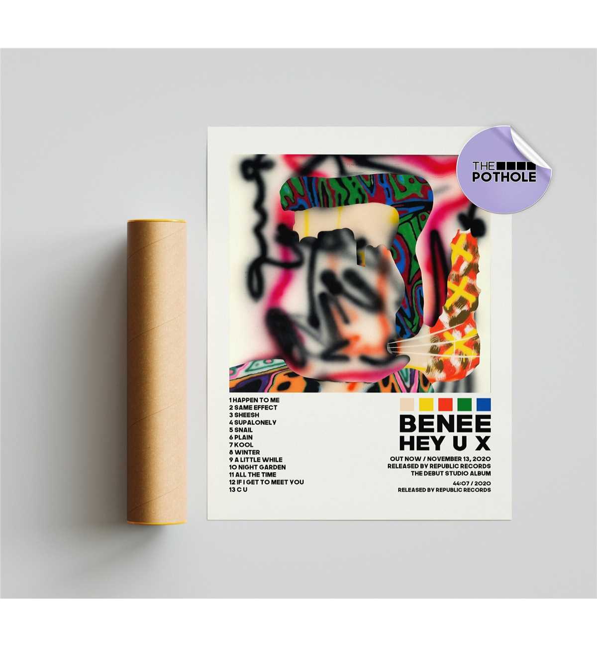 BENEE Posters, Hey u x Poster, BENEE, Hey - Inspire Uplift