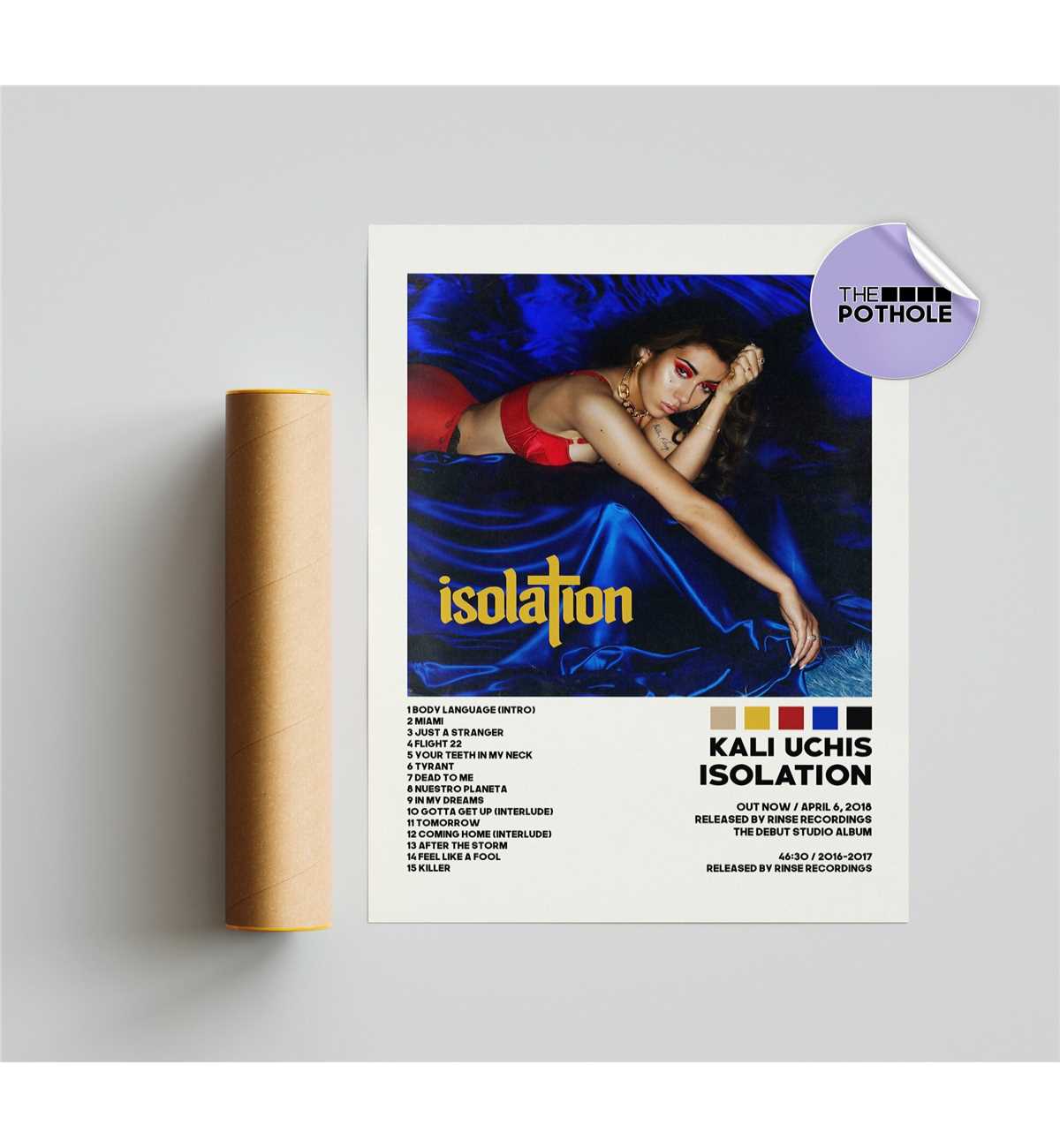 Kali Uchis Posters, Isolation Poster, Album Cover Poster, | Inspire Uplift