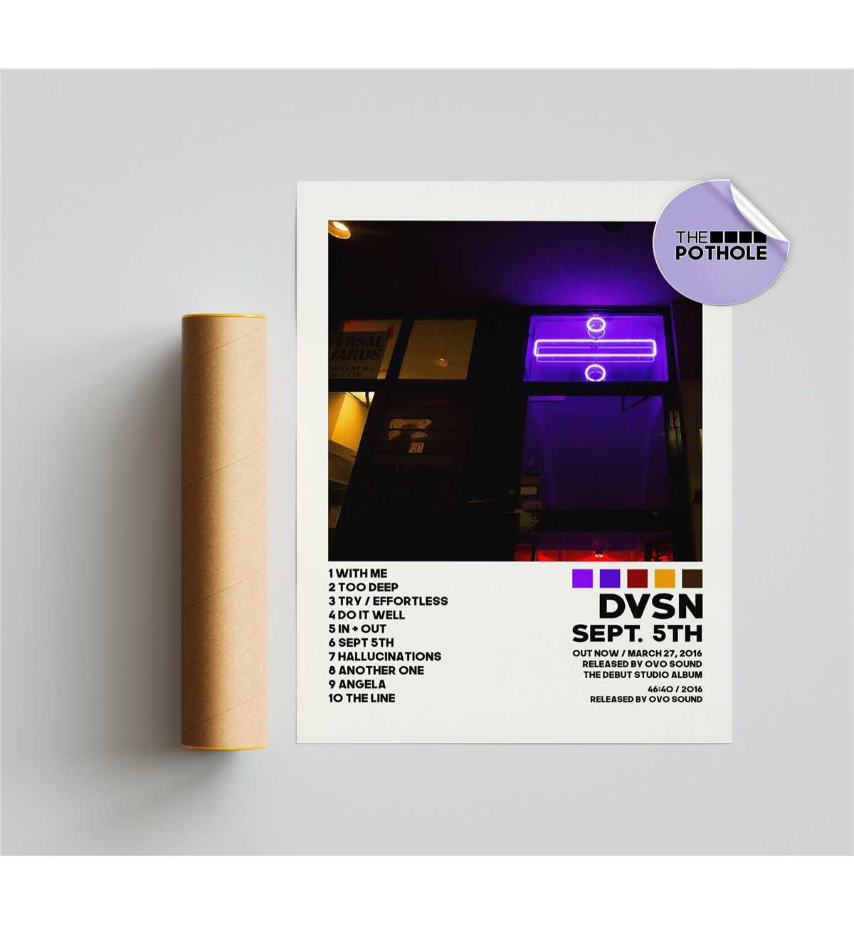 dvsn Posters / Sept 5th Poster / Album - Inspire Uplift