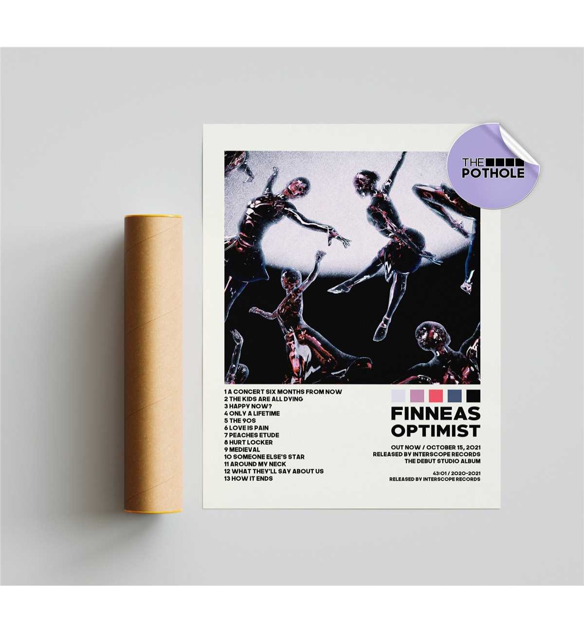 Finneas Posters / Optimist Poster / Album Cover | Inspire Uplift