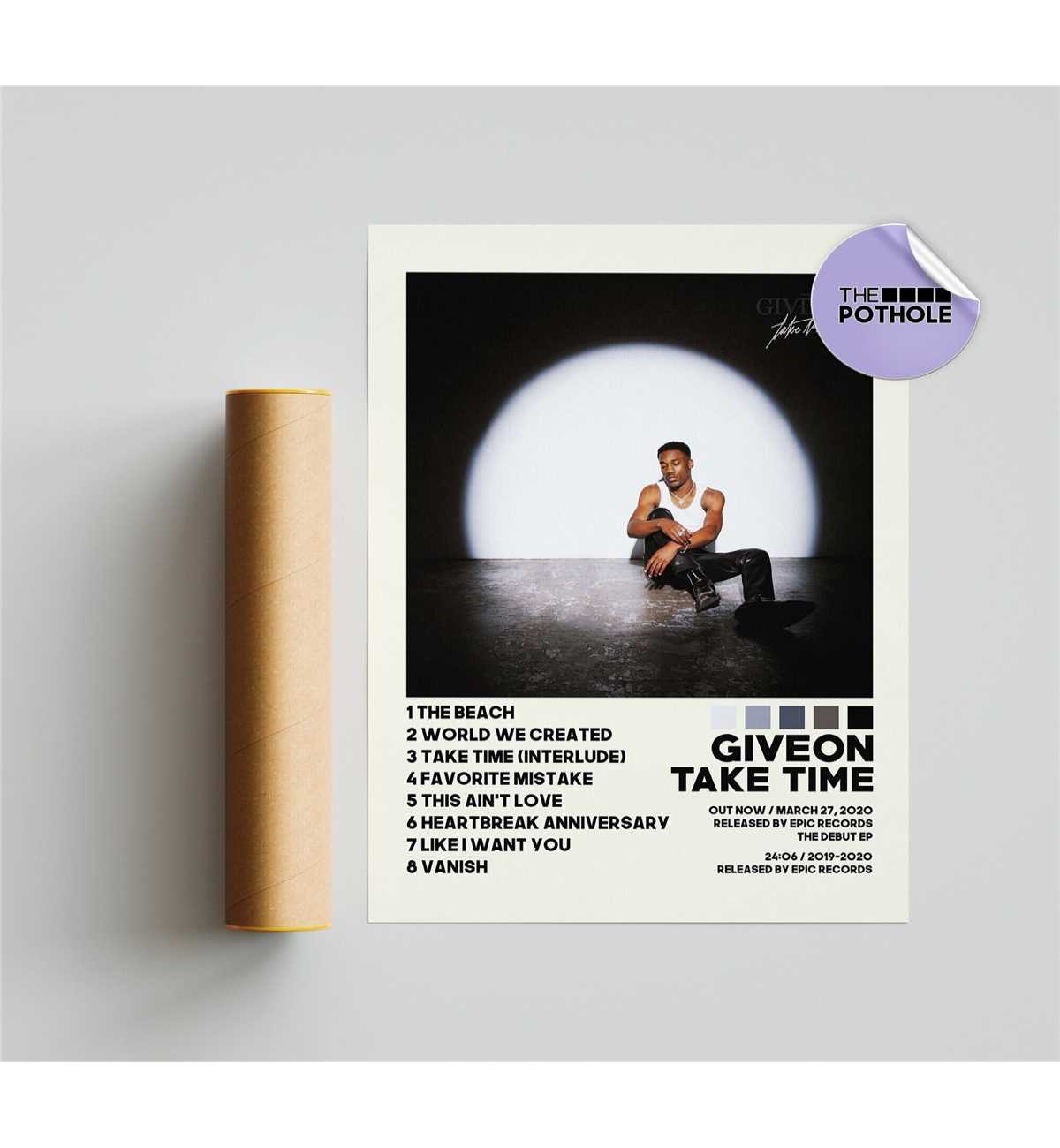 Giveon Posters / Take Time Poster / Blonde - Inspire Uplift