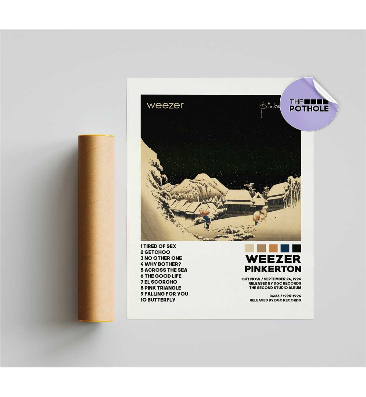 Weezer Posters / Pinkerton Album Poster / Album | Inspire Uplift