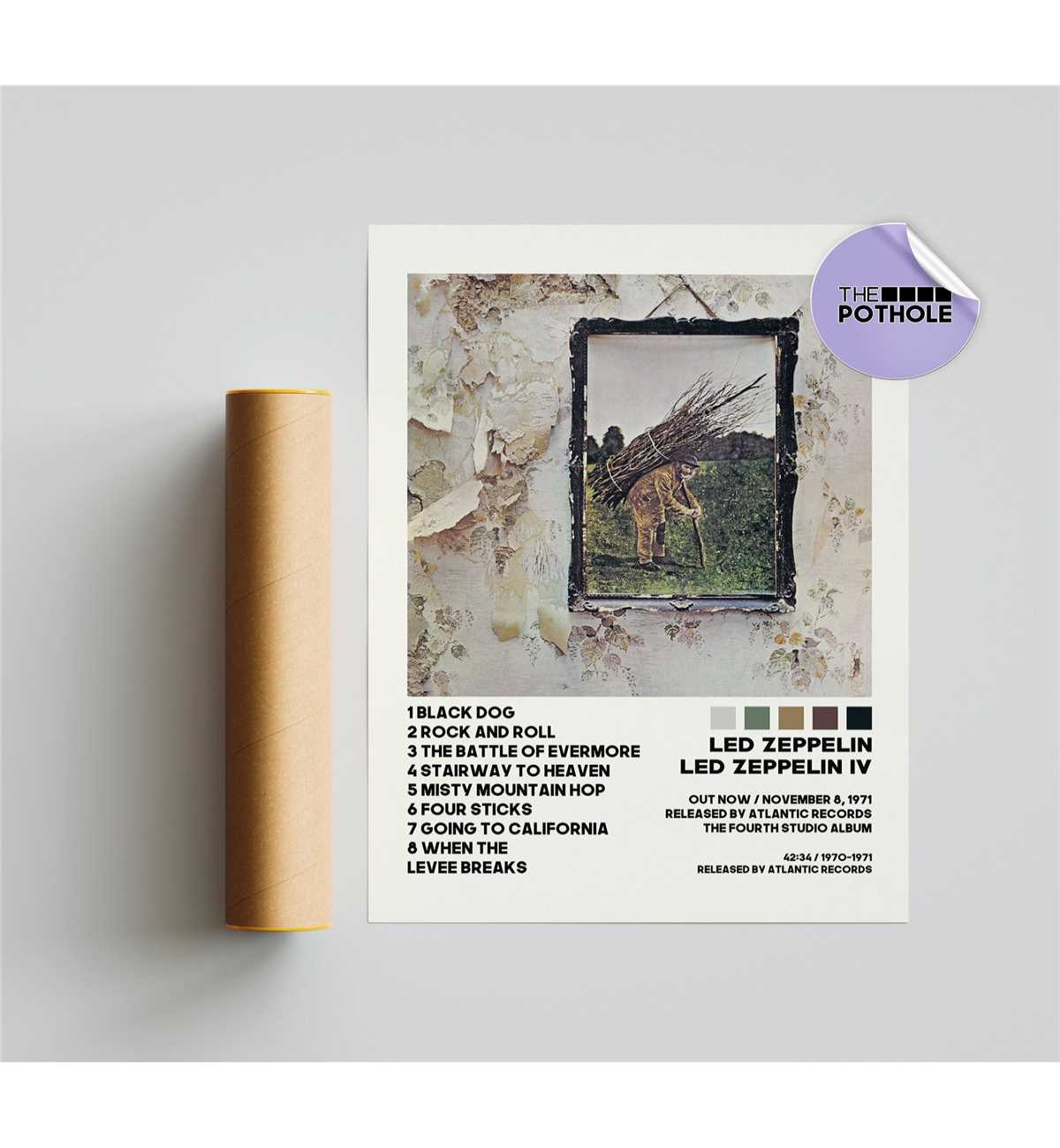 Led Zeppelin Posters / Led Zeppelin IV Poster, | Inspire Uplift