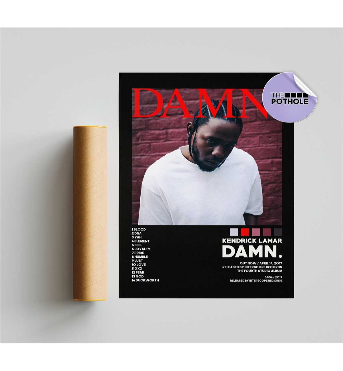 Kendrick Lamar DAMN. / Kendrick Lamar Posters / | Inspire Uplift