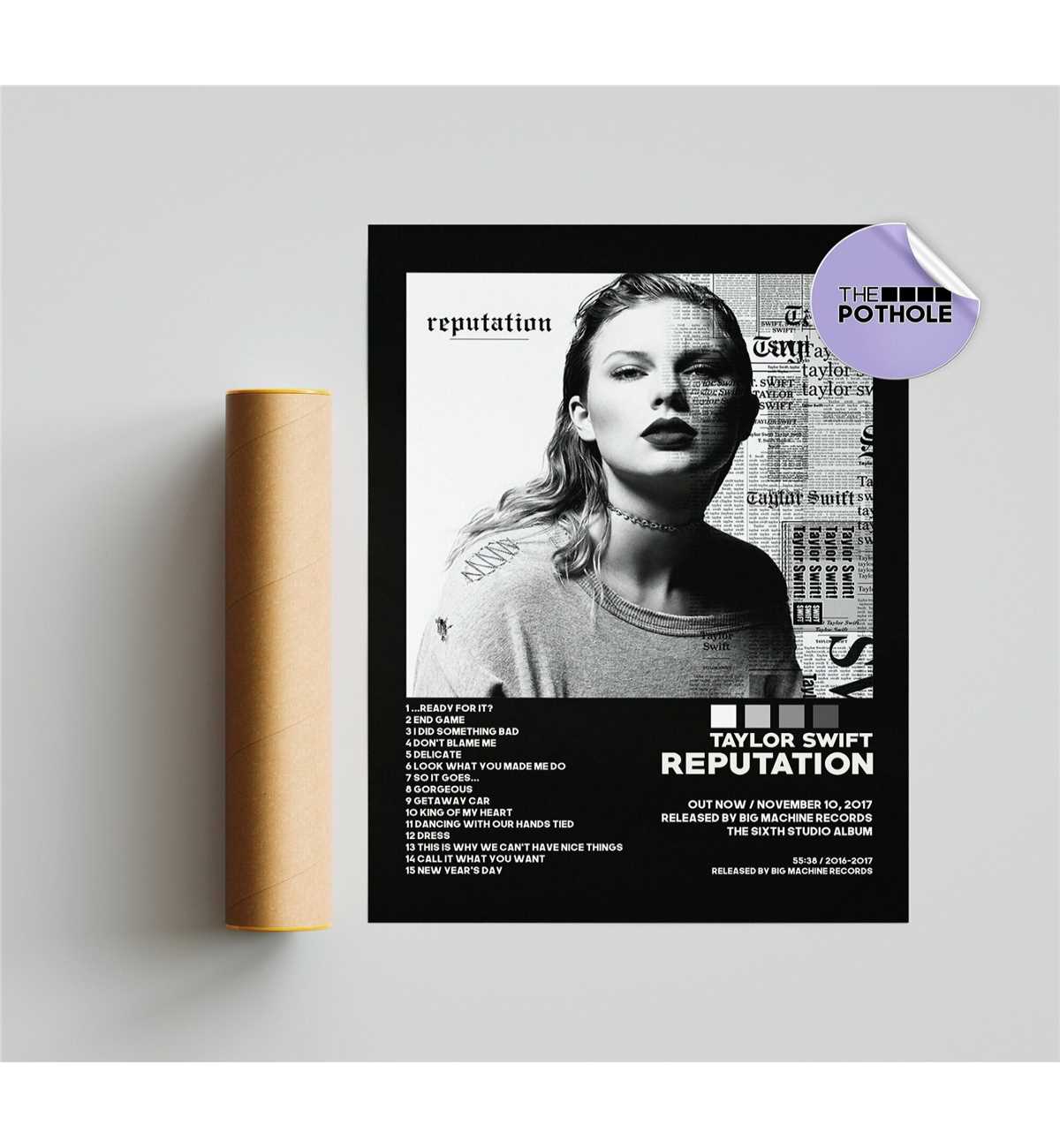 Taylor Swift Posters / Reputation Poster / Album | Inspire Uplift