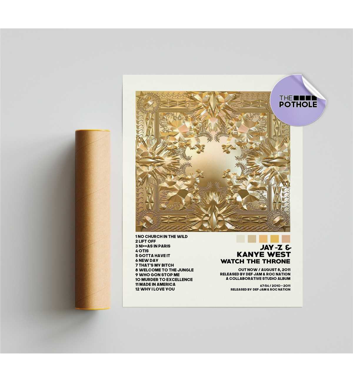 Jay-Z & Kanye West Posters / Watch the | Inspire Uplift