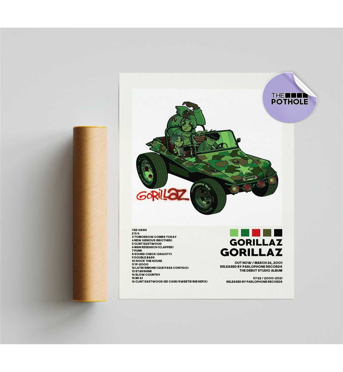 Gorillaz Posters / Gorillaz Poster / Album Cover | Inspire Uplift