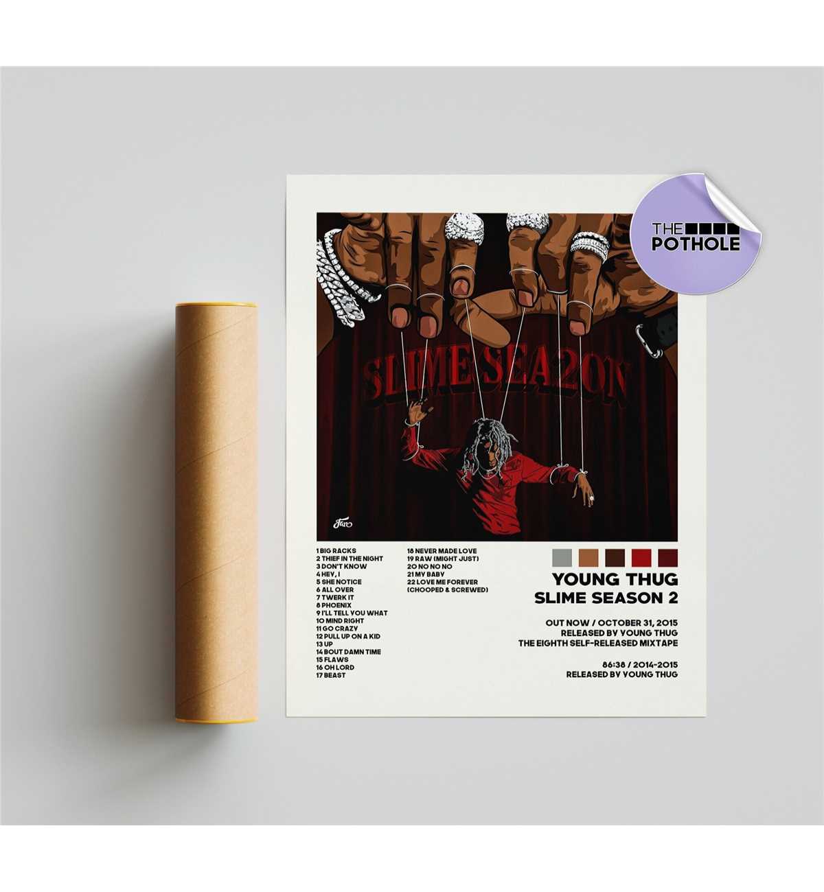 Young Thug Posters / Slime Season 2 Poster - Inspire Uplift