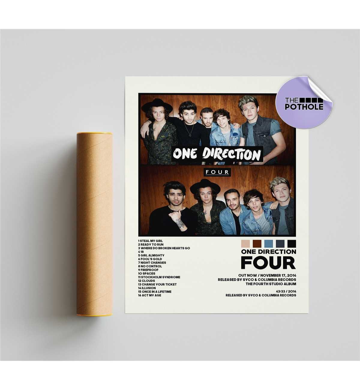 One Direction Posters / FOUR Poster, Album Cover | Inspire Uplift