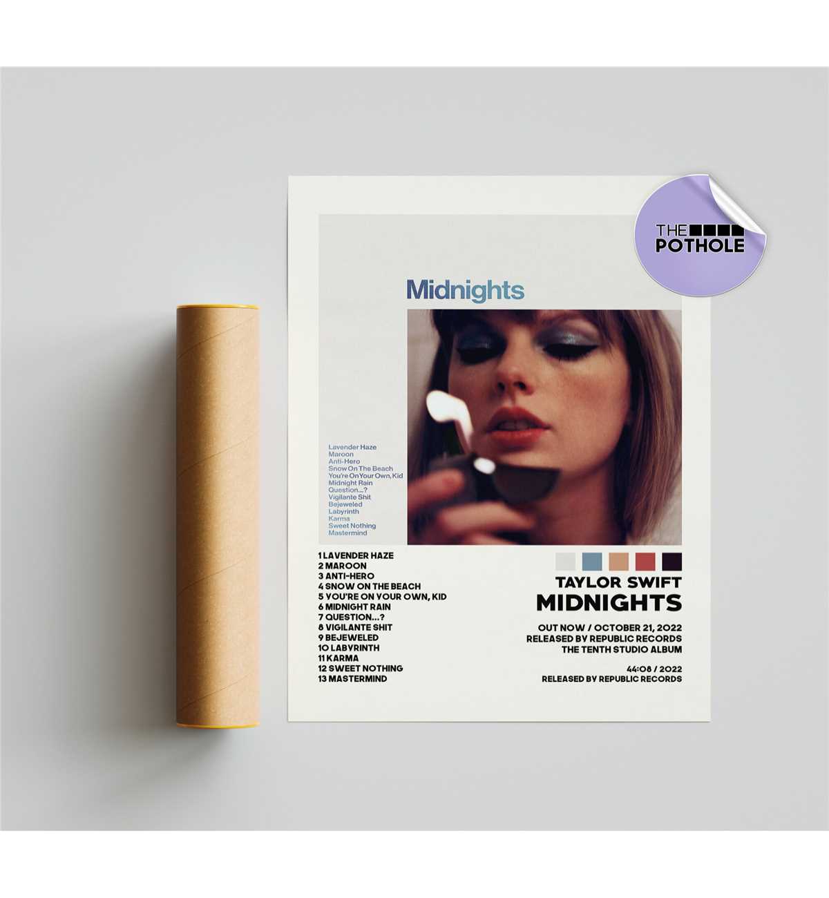 Taylor Swift Posters / Midnights Poster, Album Cover | Inspire Uplift