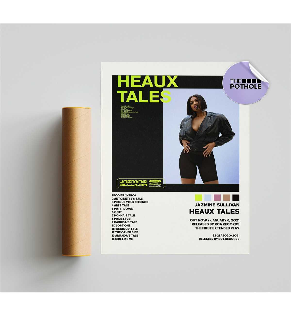 Jazmine Sullivan Posters, Heaux Tales Poster, Jazmine Sulliv | Inspire ...