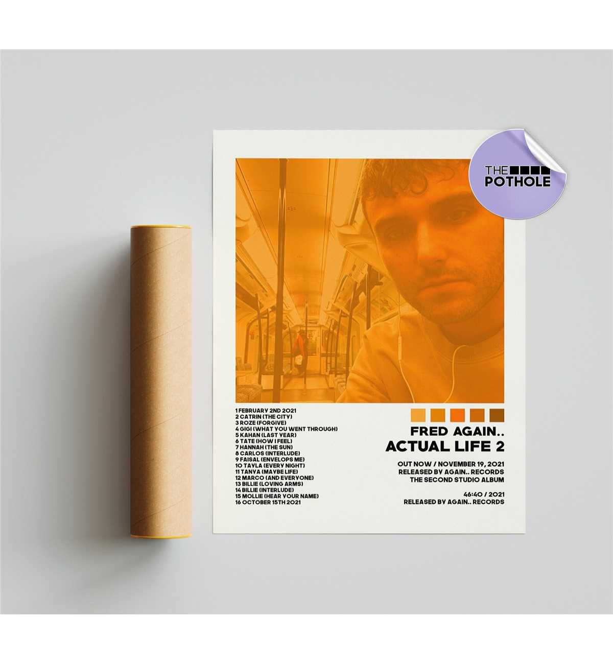 Fred Again.. Posters / Actual Life 2 Poster | Inspire Uplift