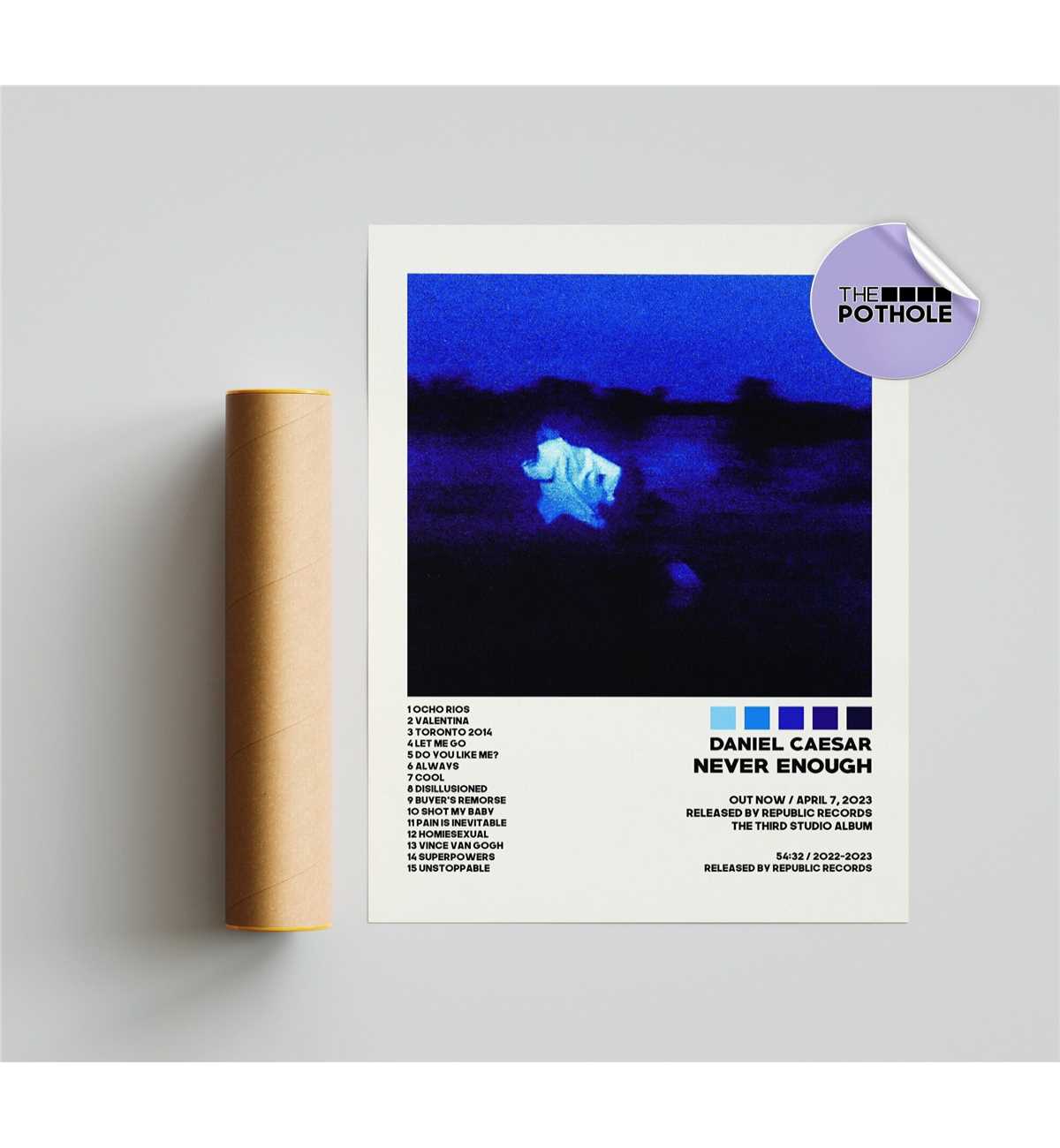 Daniel Caesar Posters, Never Enough Poster, Daniel Caesar, | Inspire Uplift