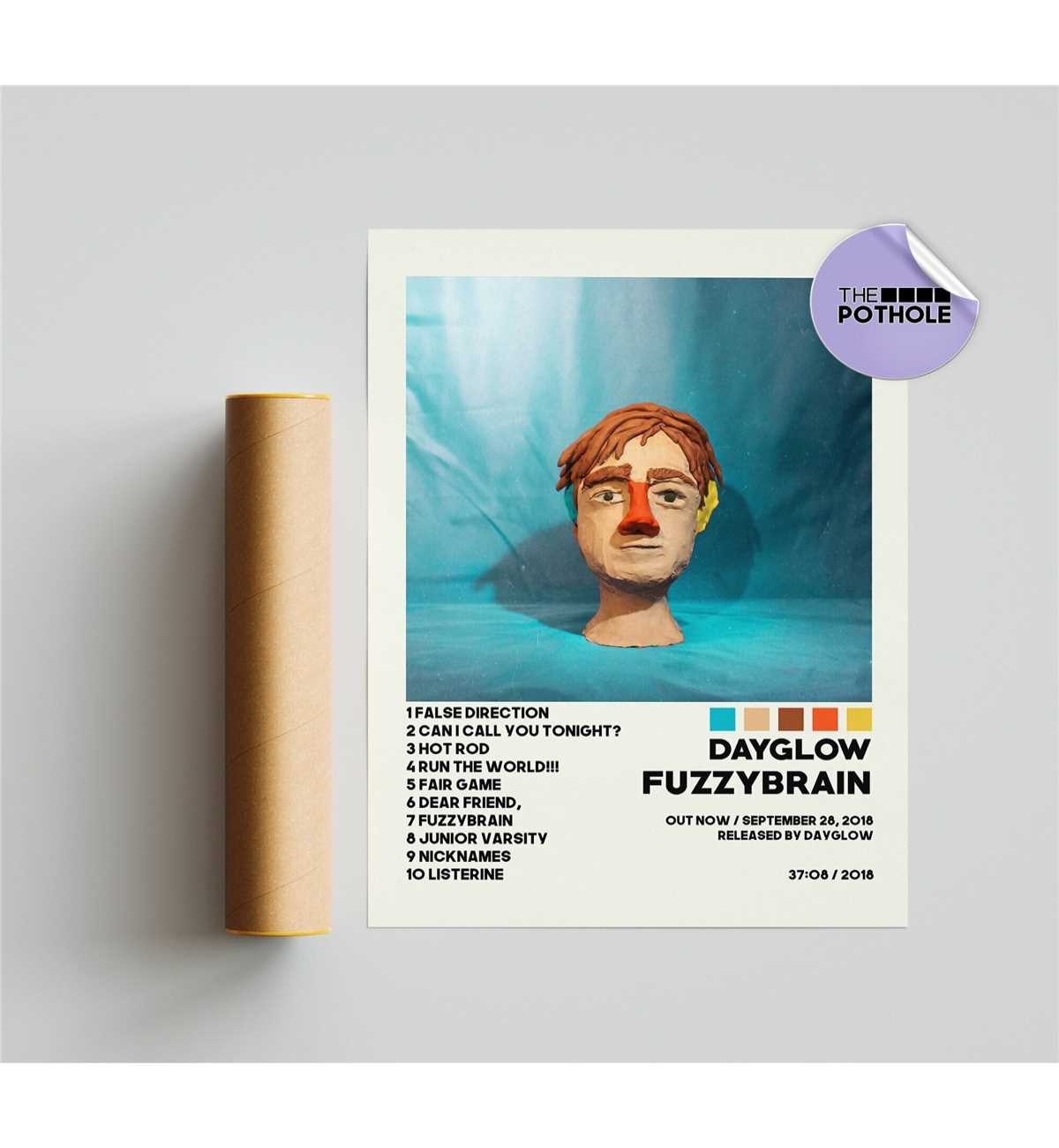 Dayglow Posters / Fuzzybrain Poster / Album Cover | Inspire Uplift