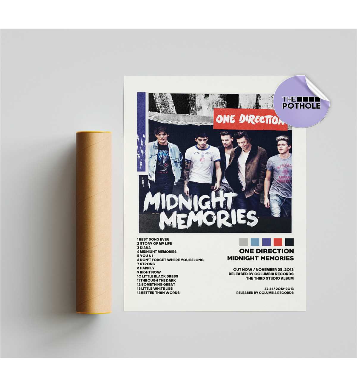 One Direction Posters / Midnight Memories Poster, Album - Inspire Uplift