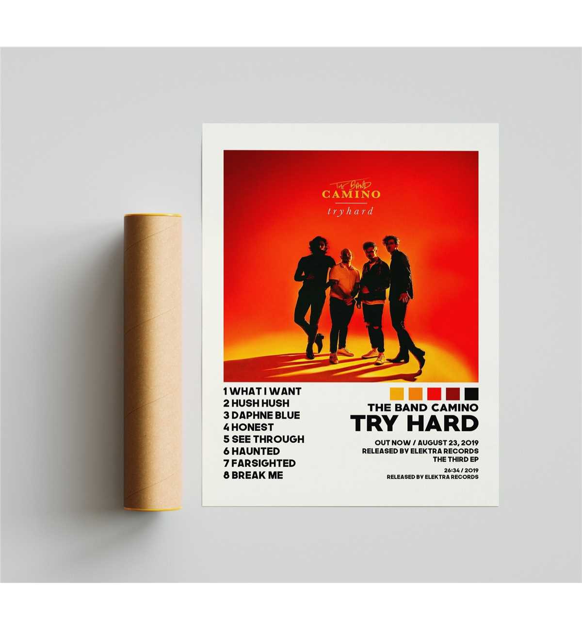 The Band Camino Posters / Try Hard Poster | Inspire Uplift