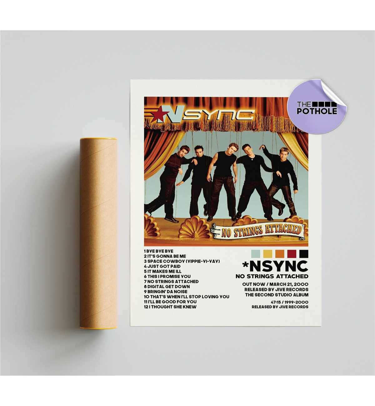 NSYNC Posters / No Strings Attached Poster, Album | Inspire Uplift