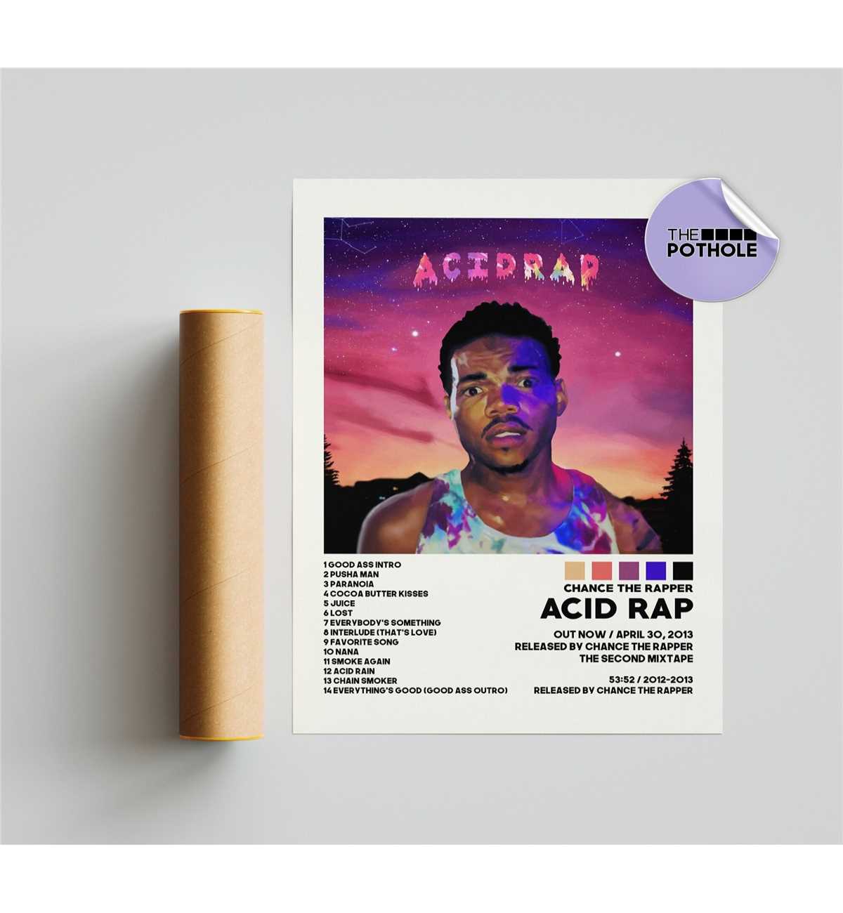 Chance the Rapper Posters / Acid Rap Poster, - Inspire Uplift