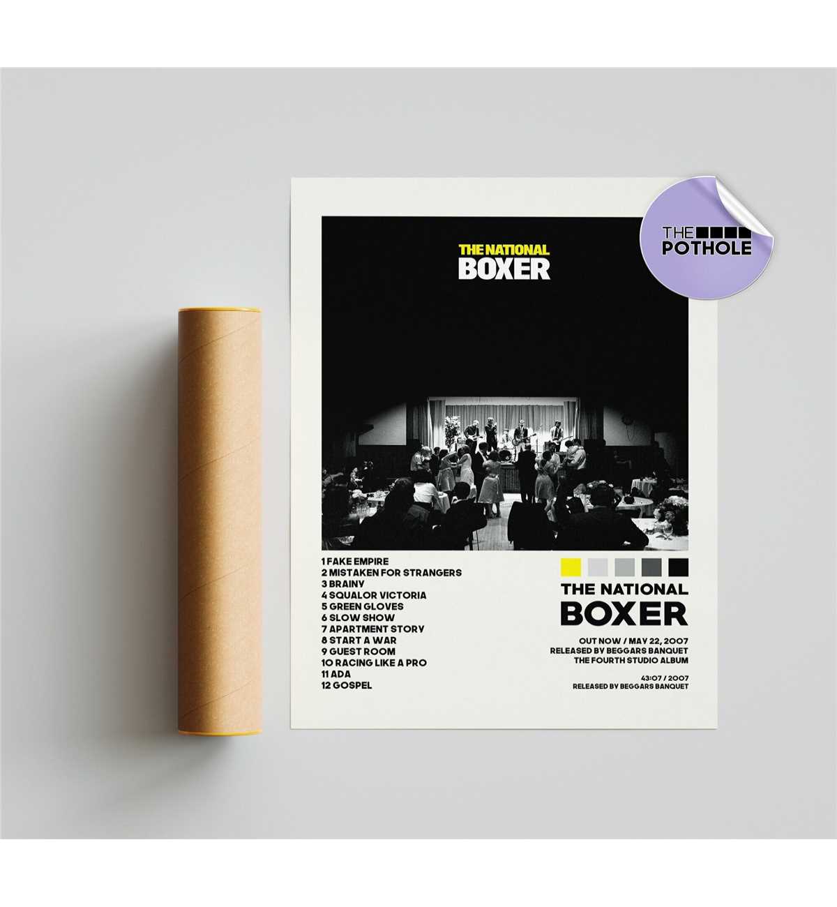 The National Posters / Boxer Poster / Album | Inspire Uplift